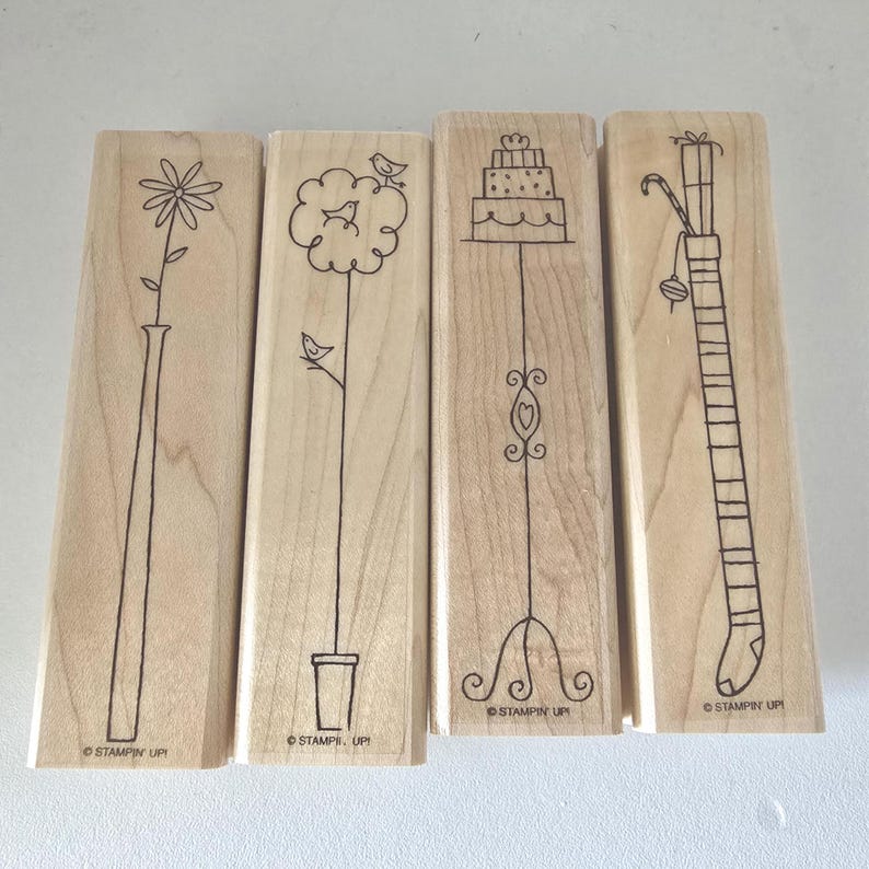 Stampin up It's a Stretch 4 Piece Gently Used Set Special Occasion ...