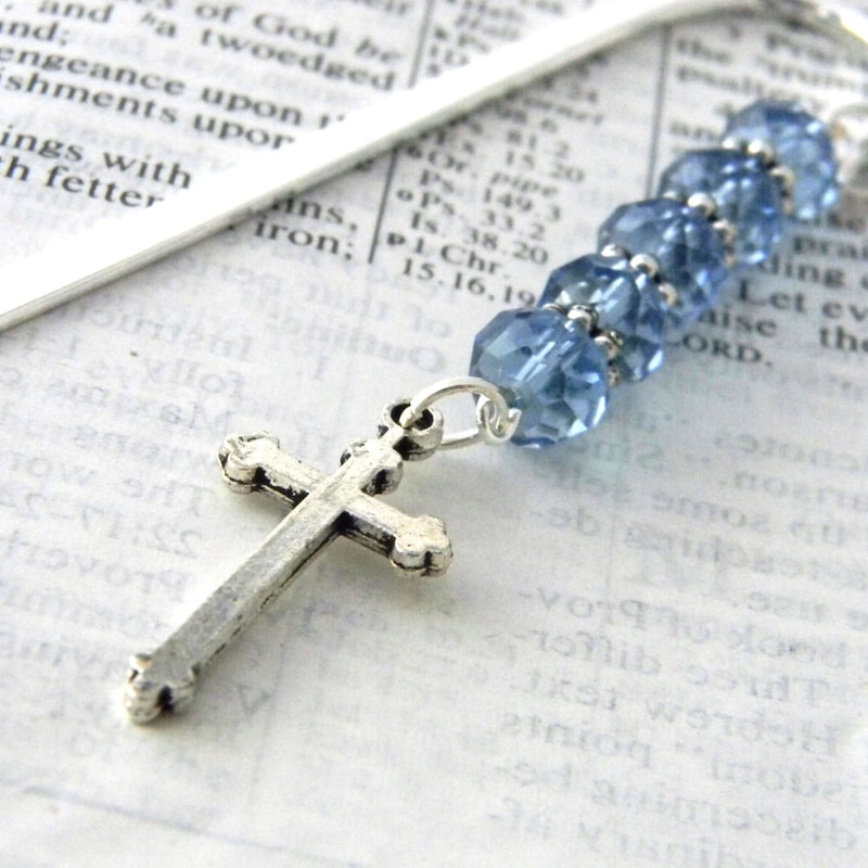 Cross Bookmark - Etsy