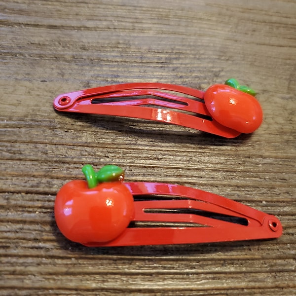 Fruit Hair Clips - Etsy