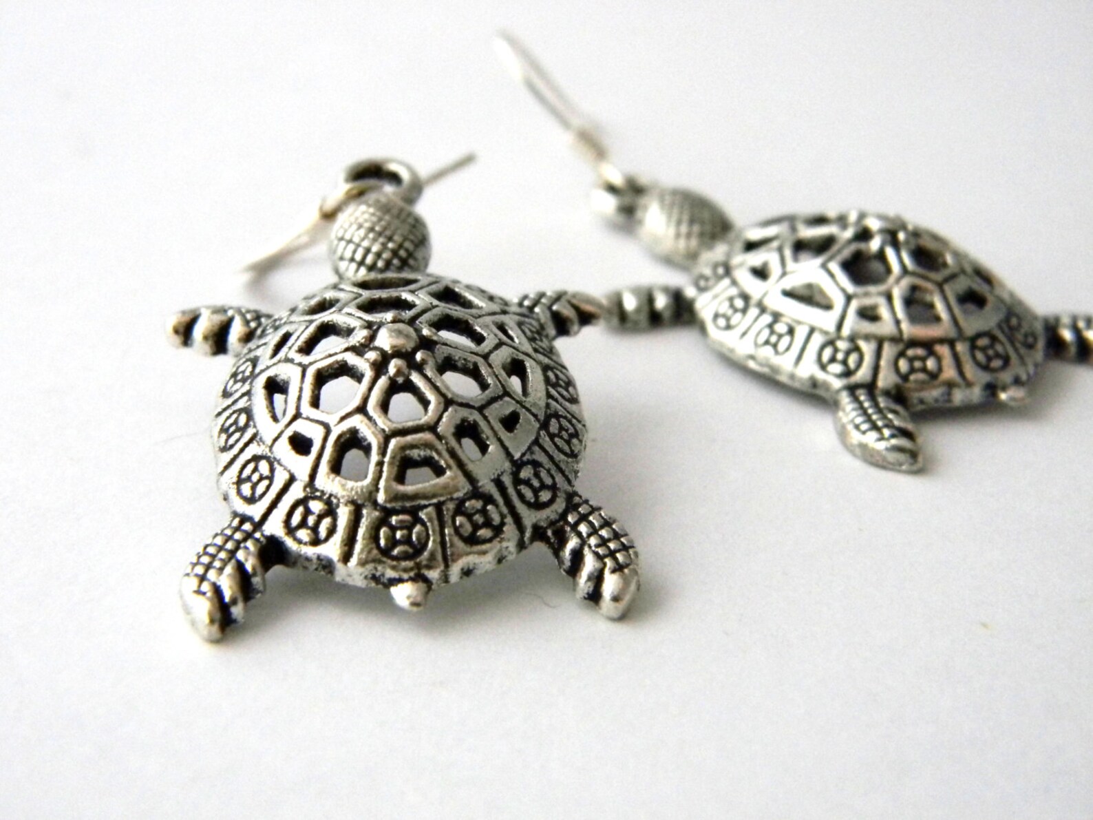 Fancy Turtle Earrings - Etsy