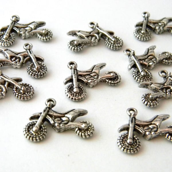 Dirt Bike Charm - Etsy