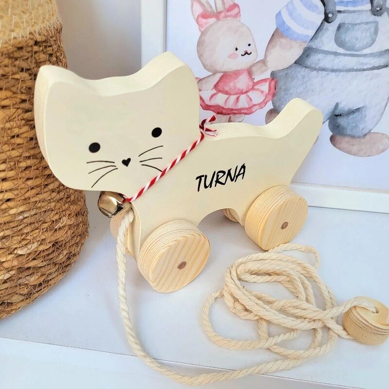 Wooden Cat Toys - Etsy