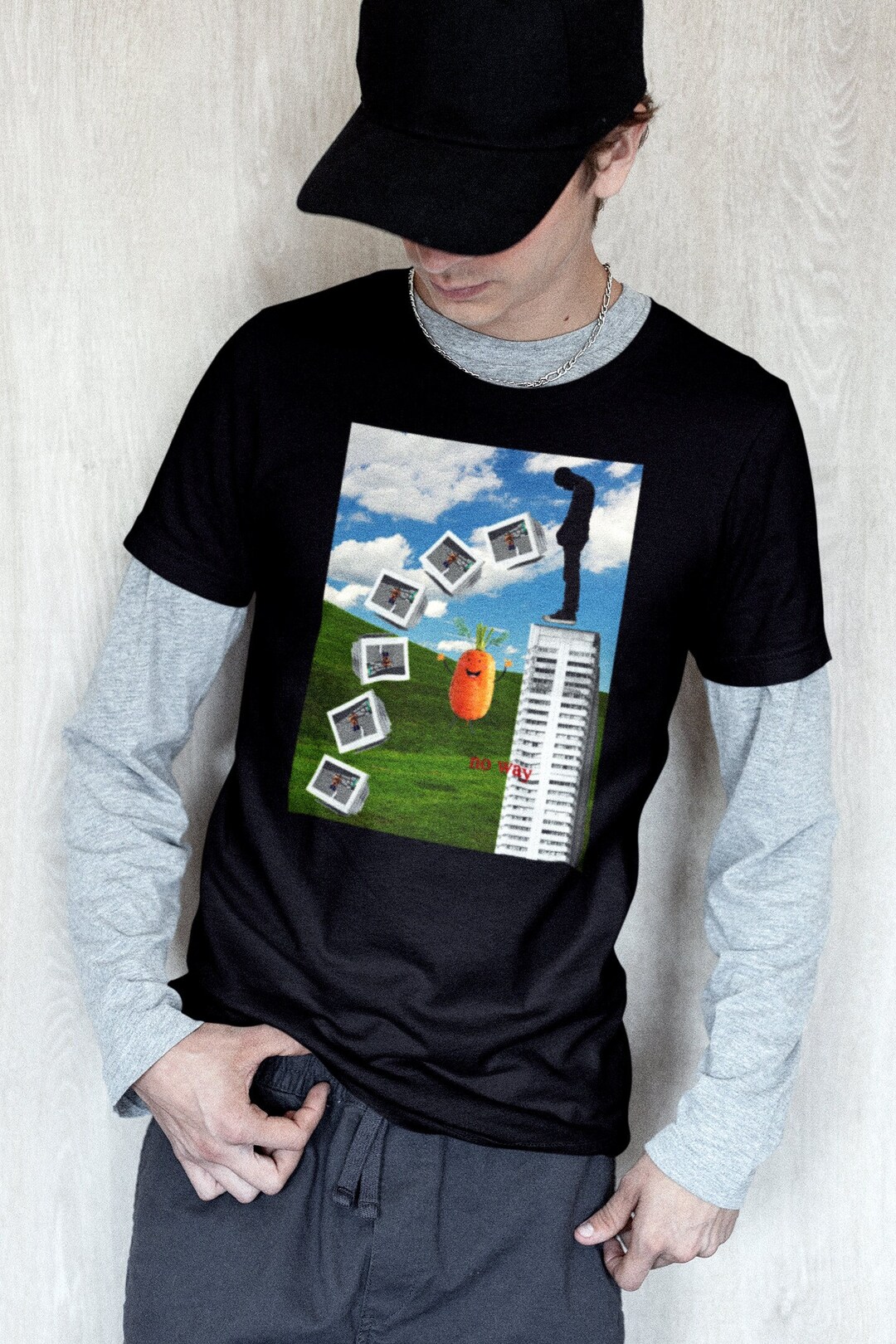 Weirdcore Shirt, Surreal Aesthetics, Silly Shirt, Skyscrapers, 90s ...