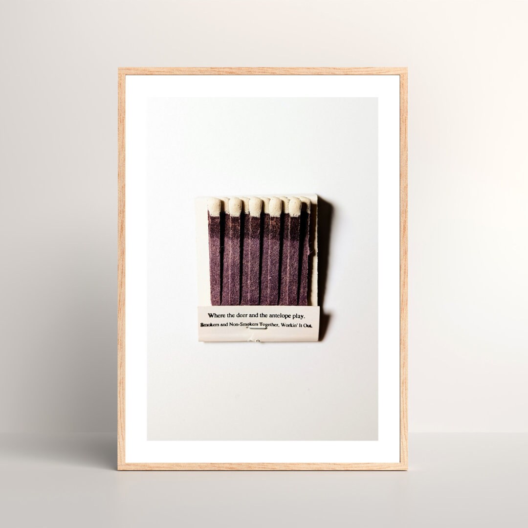 Vintage Matchbox Wall Art, Antique Retro Matchbox Wall Decor, Trendy ...