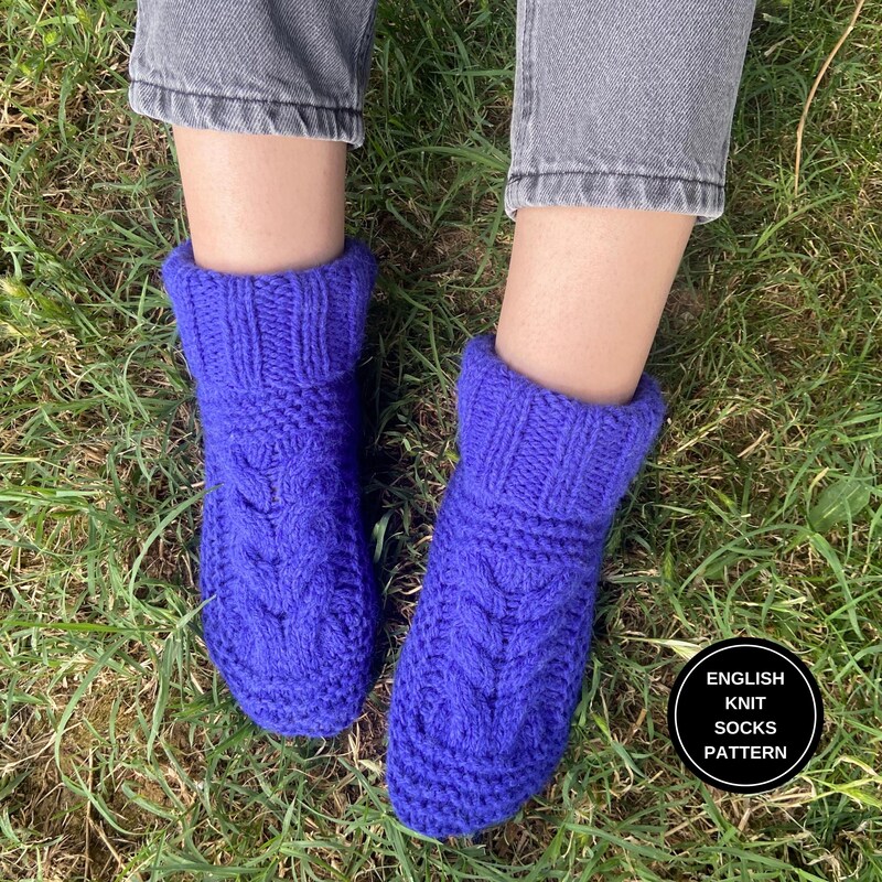 House Shoe Pattern - Etsy