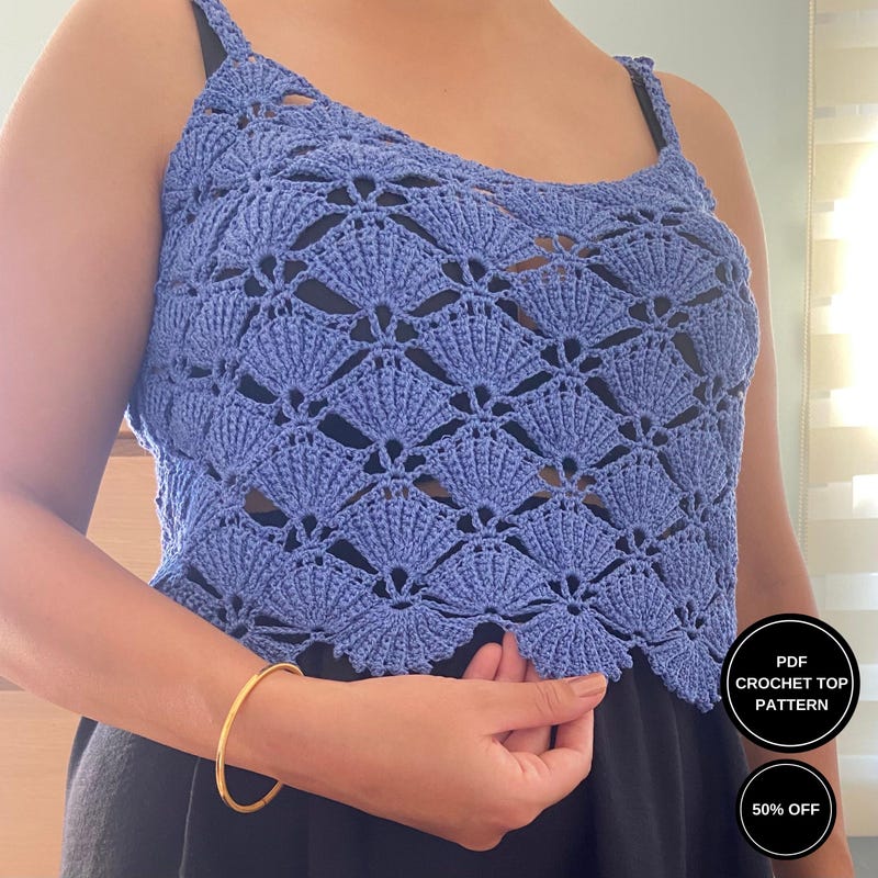 Crochet Tank Top - Etsy