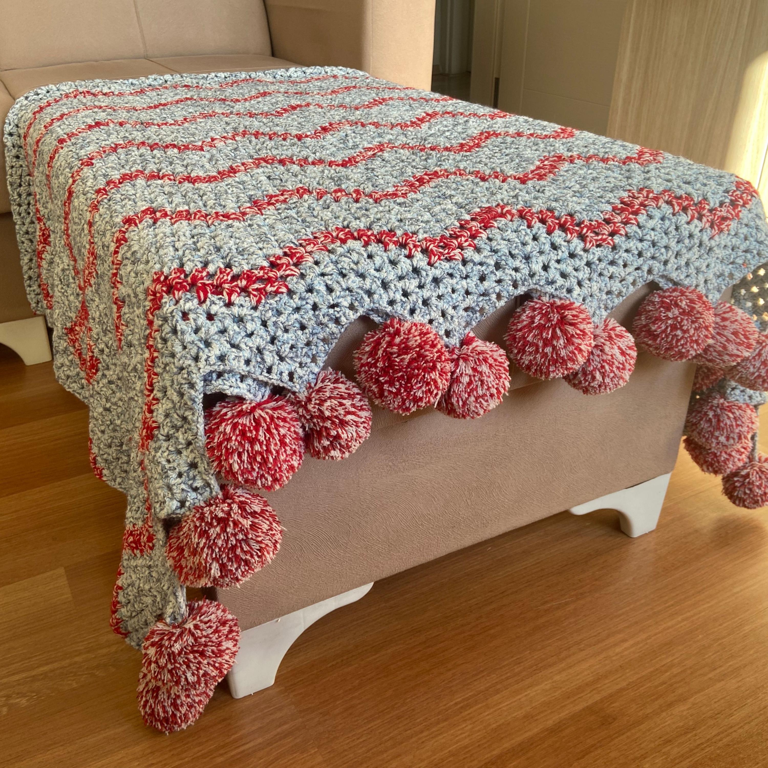 Crochet Blanket Pattern: Winter Sofa Throw (PDF Download) - Etsy