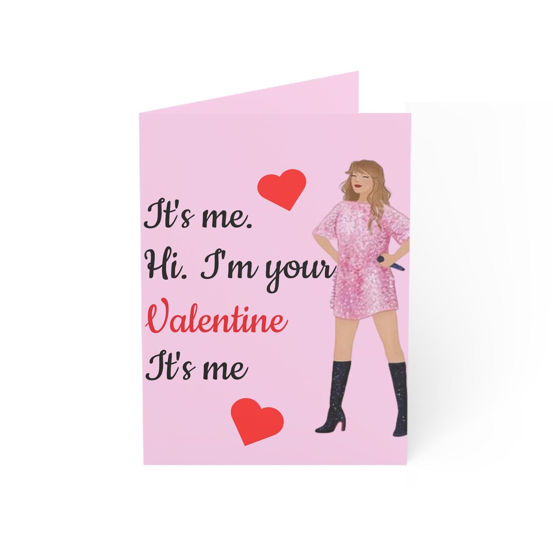 Taylor-swift Valentine's Cards (1, 10, 30, and 50pcs) - Etsy
