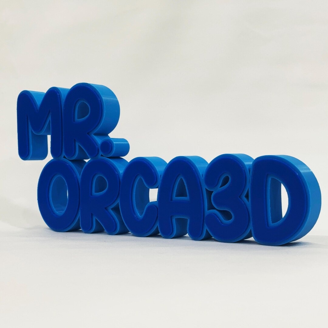 Signature Personalized 3D Name Plate - Etsy