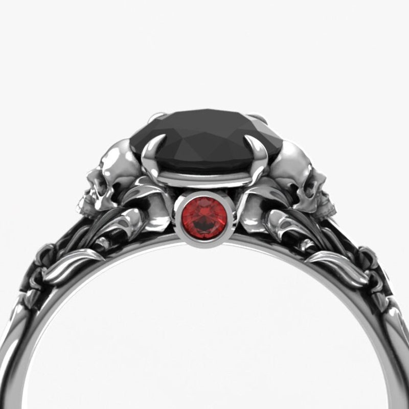 Gothic Engagement Ring - Etsy