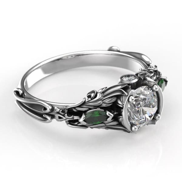 Fantasy Engagement Rings Round - Etsy