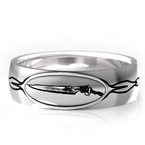 The Revolver Gunblade Fantasy Ring in Sterling Silver - Etsy