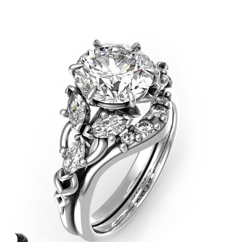 Elvish Engagement Ring - Etsy