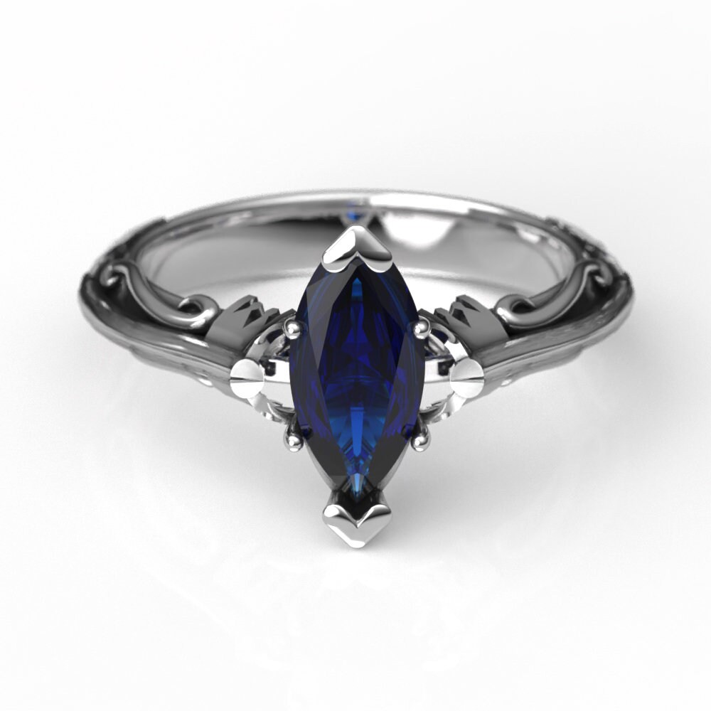 Sacred Key Kingdom Hearts Inspired Keyblade Engagement Ring - 1 Carat ...