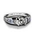 Gamer Engagement Ring in Silver, Palladium or Gold - Certified ...