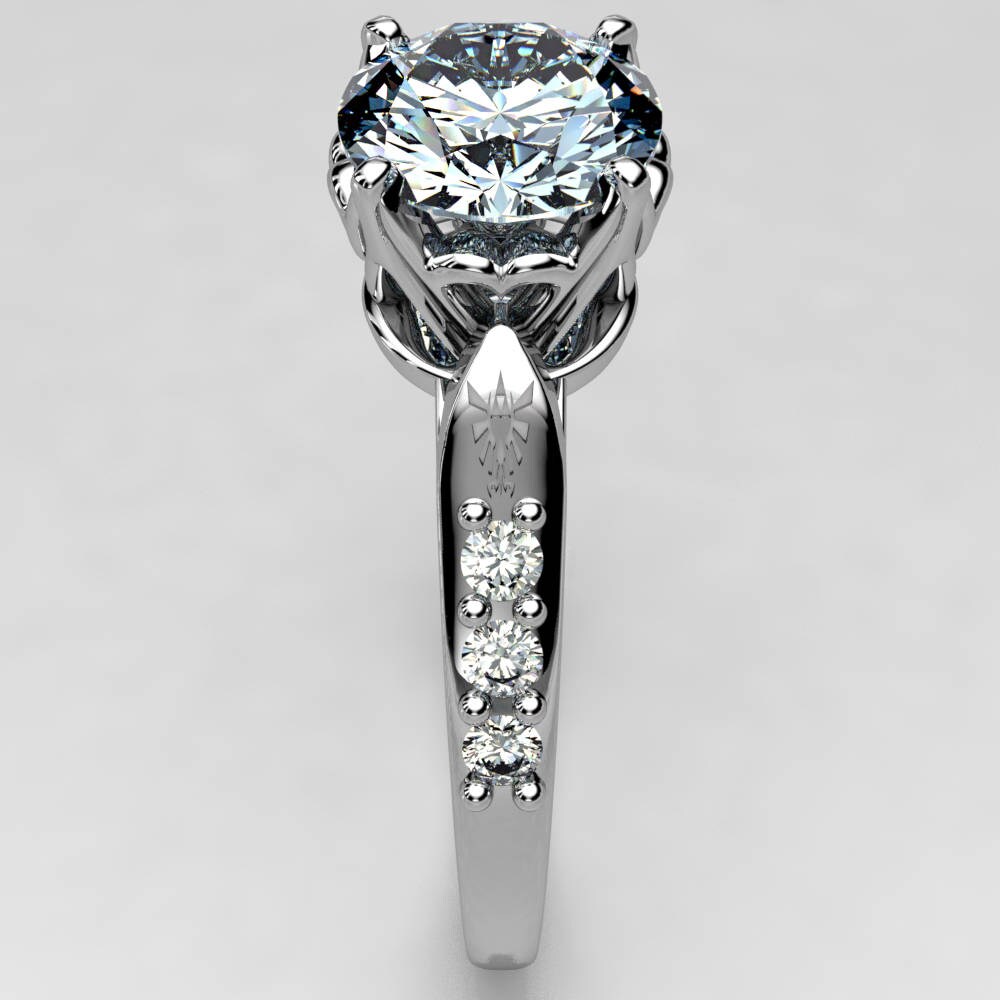 Gamer Wedding Ring - 1 Ct Certified Moissanite Zelda Inspired Geeky ...