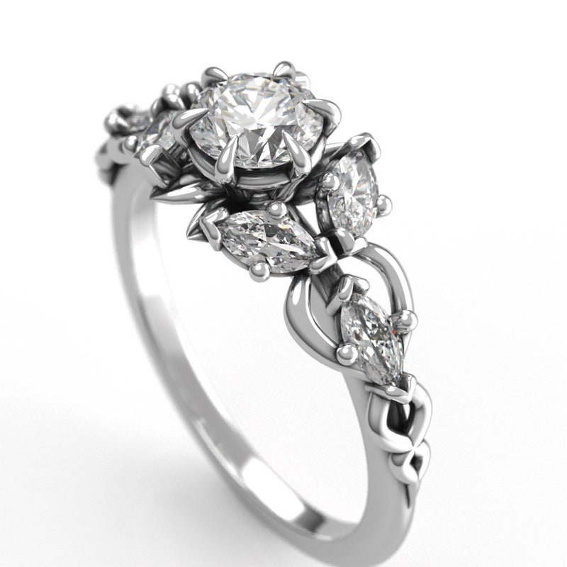 Ethereal Engagement Ring - Etsy