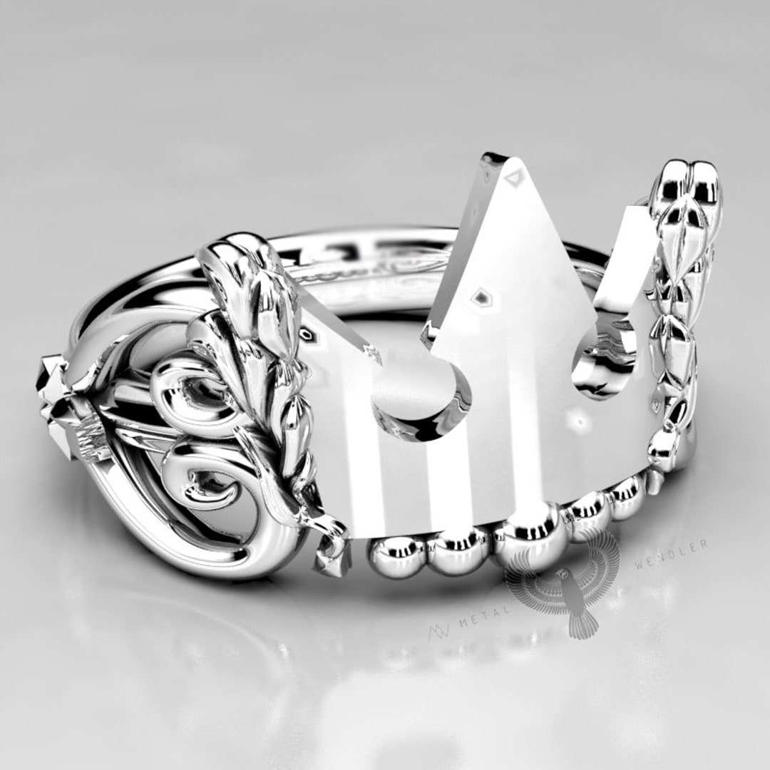 Silver Kingdom Hearts Ring - Wayfinder Ring - Fandom Paopu Ring ...