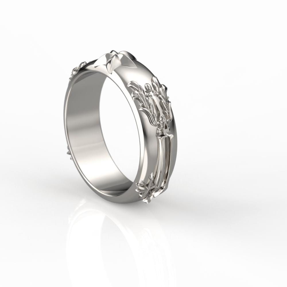 The Oathkeeper Men's Ring in Platinum, Gold, or Silver - Unisex ...