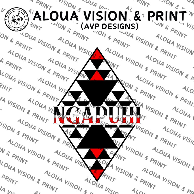 Ngapuhi Maori Design PNG - Etsy Australia