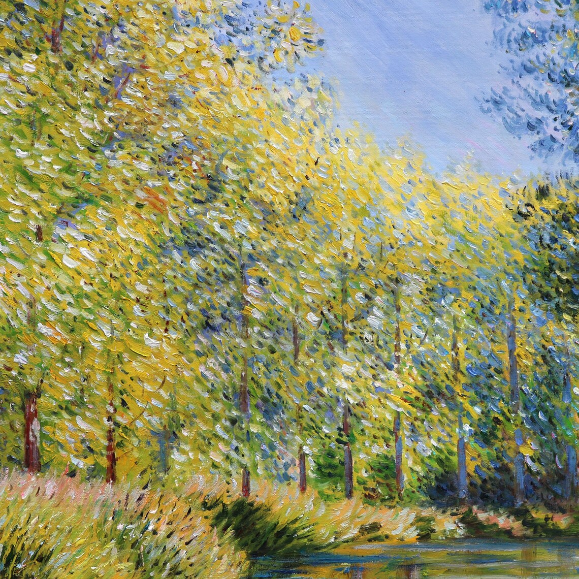 Bend in the Epte River Near Giverny Claude Monet - Etsy