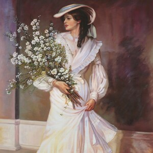 Spring Sir John Lavery Hand-painted Oil Painting, Allegory of Spring ...