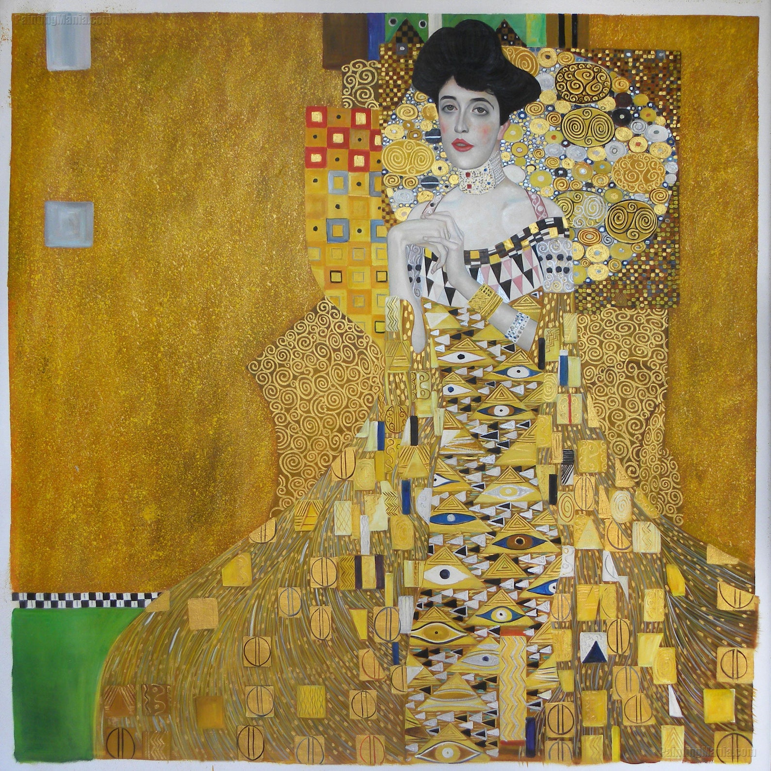 Portret van Adele Bloch-Bauer I Gustav Klimt handgeschilderd - Etsy ...