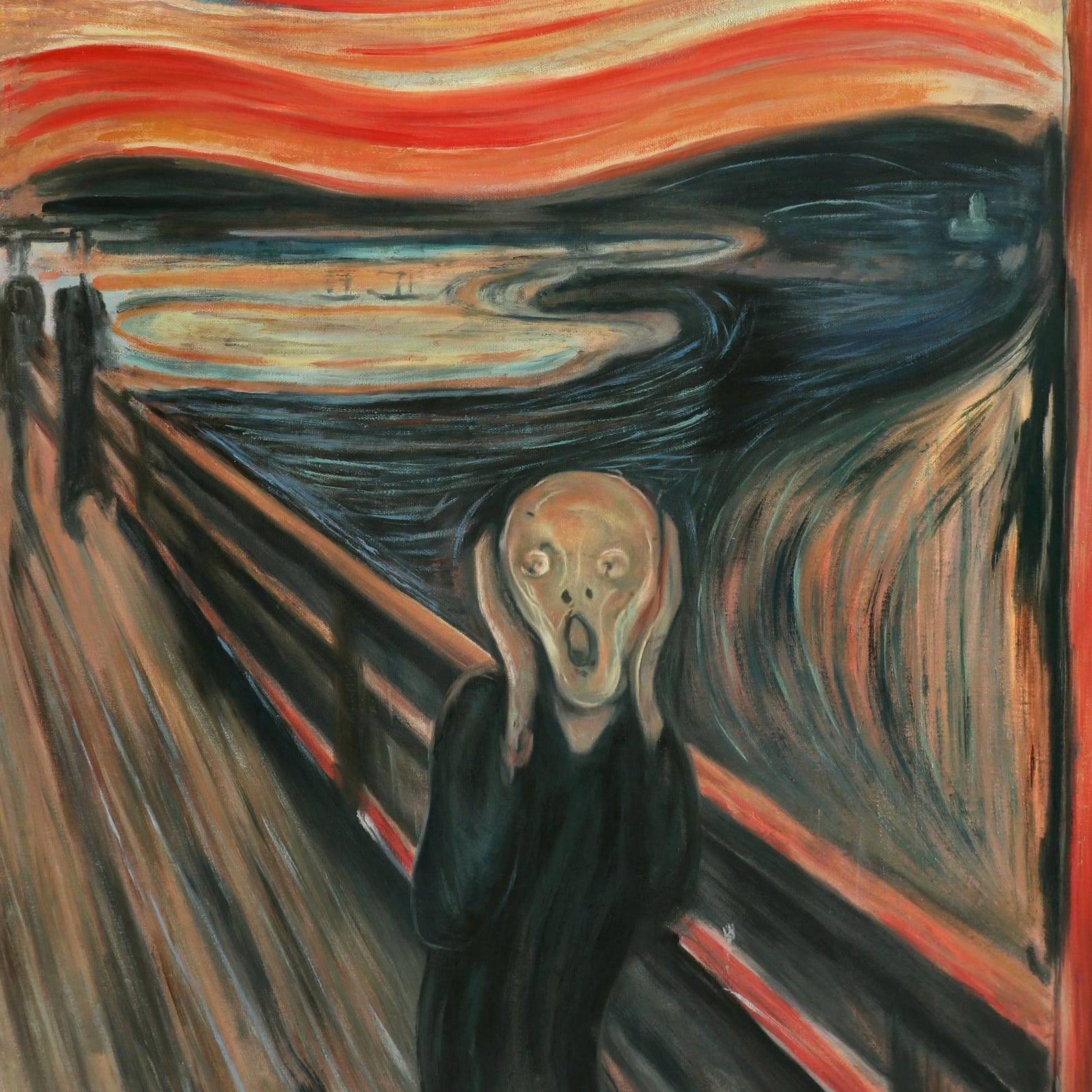 The Scream - Edvard Munch Hand-painted Oil Painting Reproduction ...