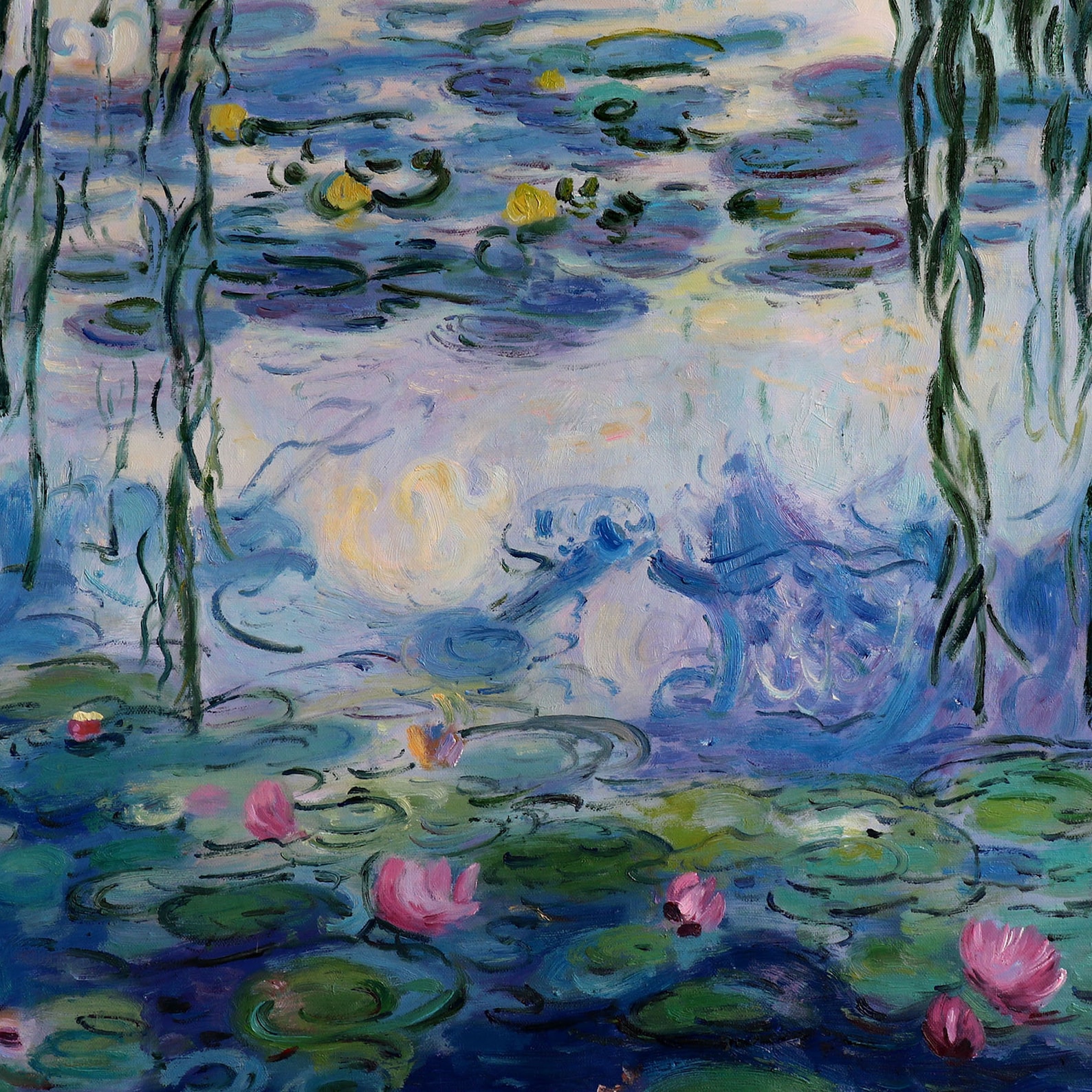 Water Lilies 1916-19 Claude Monet hand-painted oil painting | Etsy