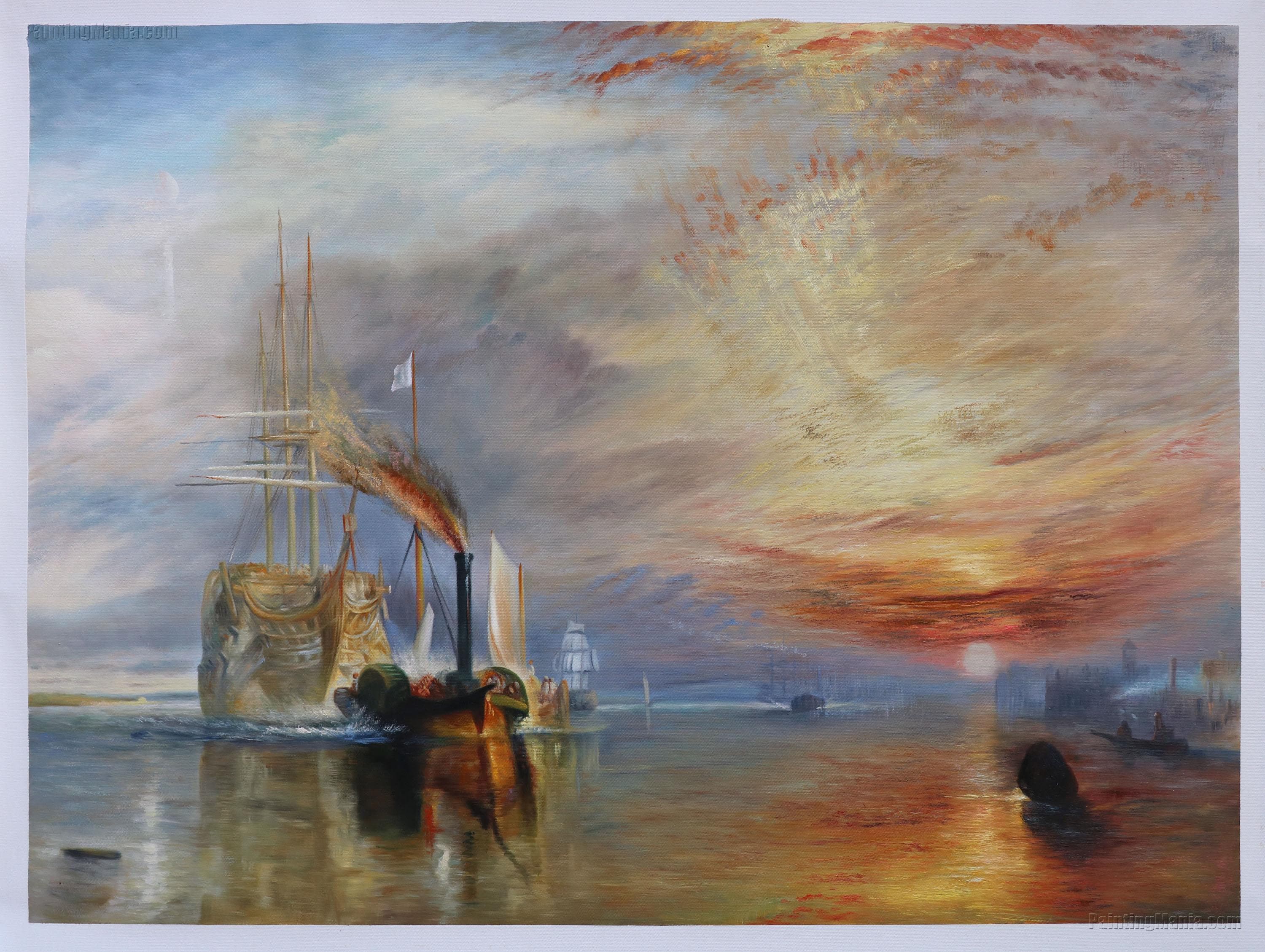 The Fighting 'temeraire' Tugged to Her Last Berth to Be Broken up - J ...