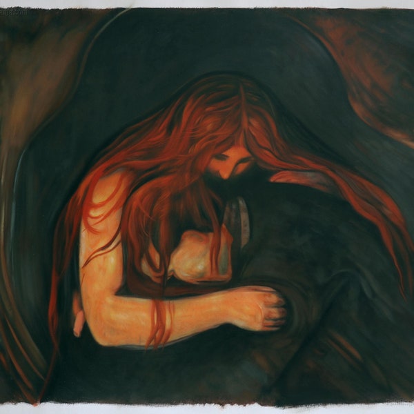Love and Pain Edvard Munch - Etsy