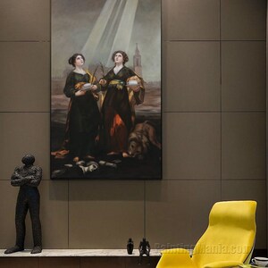 Saints Justa and Rufina - Francisco De Goya Hand-painted Oil Painting ...