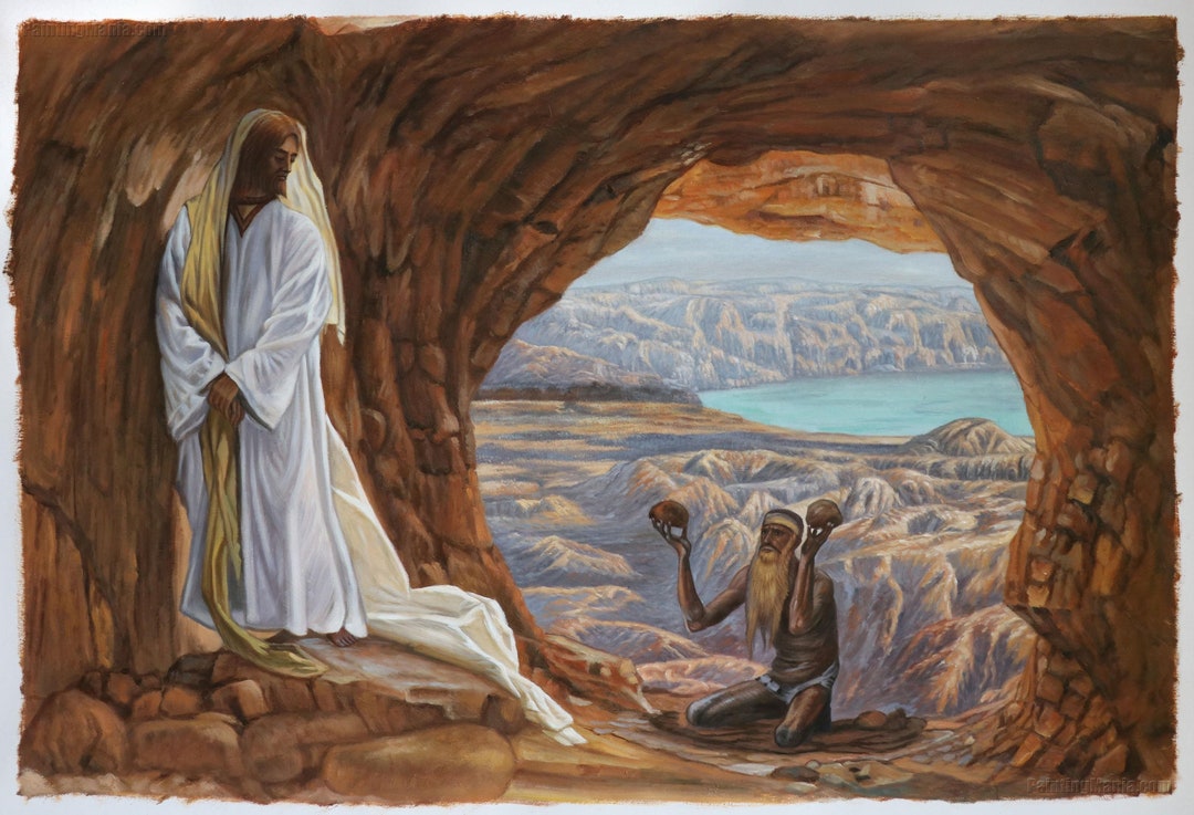 Jesus Tempted in the Wilderness - James Tissot Hand-painted Oil ...