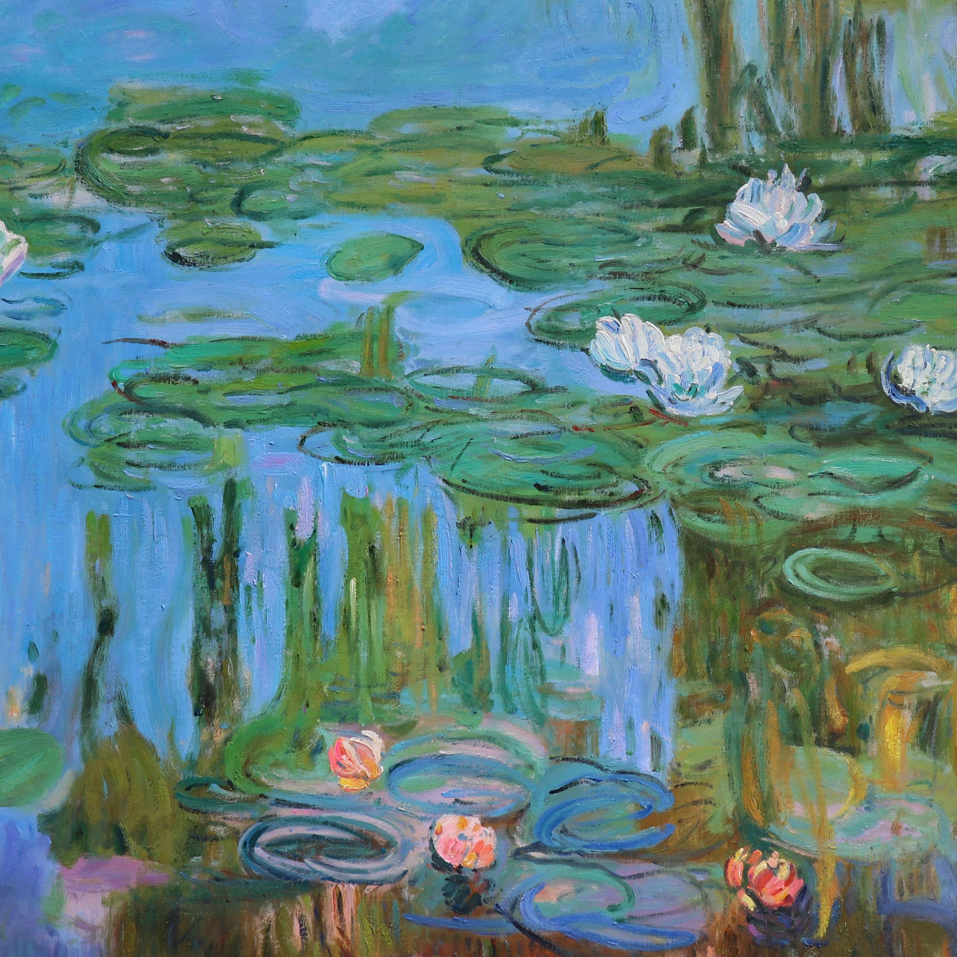 Water Lilies 1914-5 - Claude Monet Hand-painted Oil Painting ...