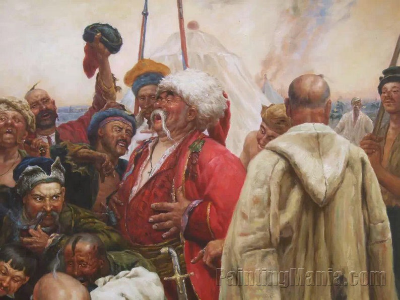 Reply of the Zaporozhian Cossacks to Sultan Mehmed IV of the | Etsy