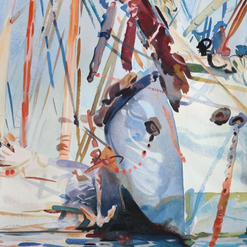 White Ships John Singer Sargent Hand-painted Oil Painting - Etsy