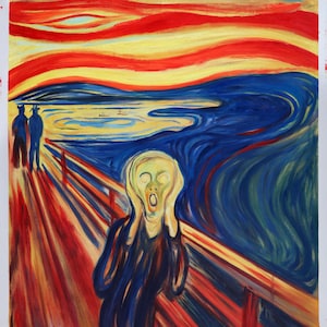 The Scream 1893 - Edvard Munch Hand-painted Oil Painting Reproduction ...