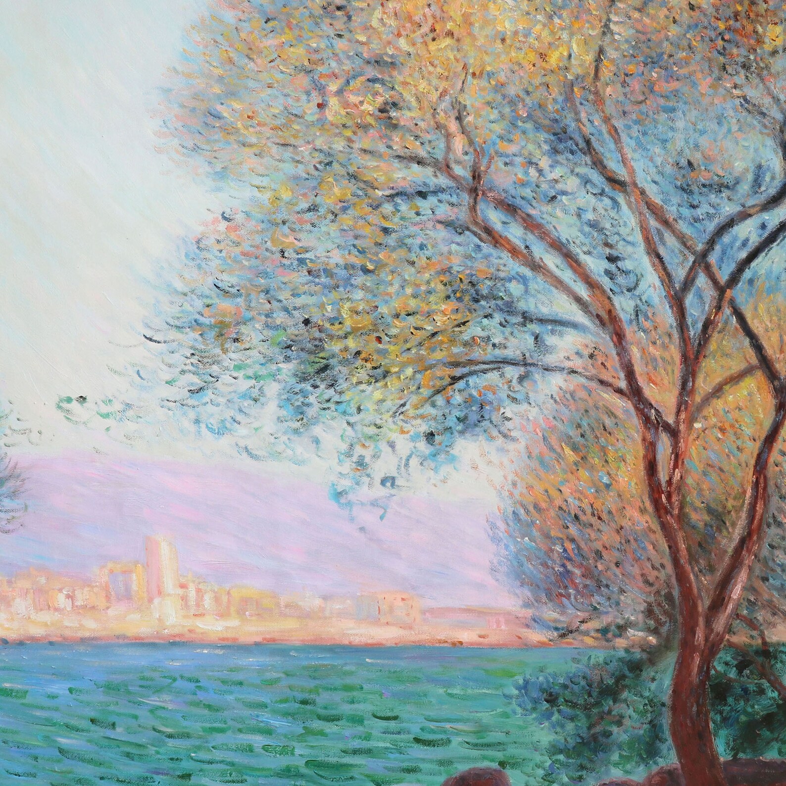 Antibes in the Morning - Claude Monet Hand-painted Oil Painting ...