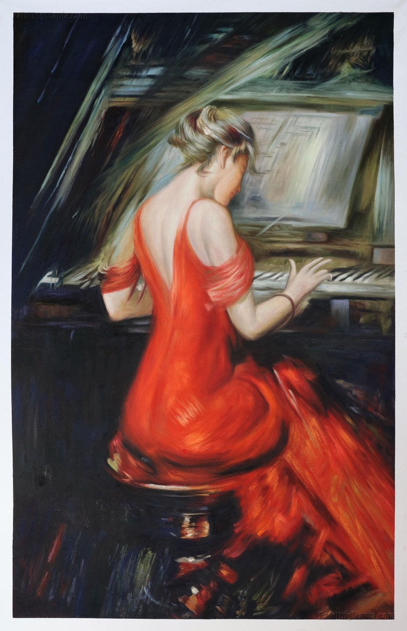 The Woman in Red Giovanni Boldini hand-painted oil painting | Etsy