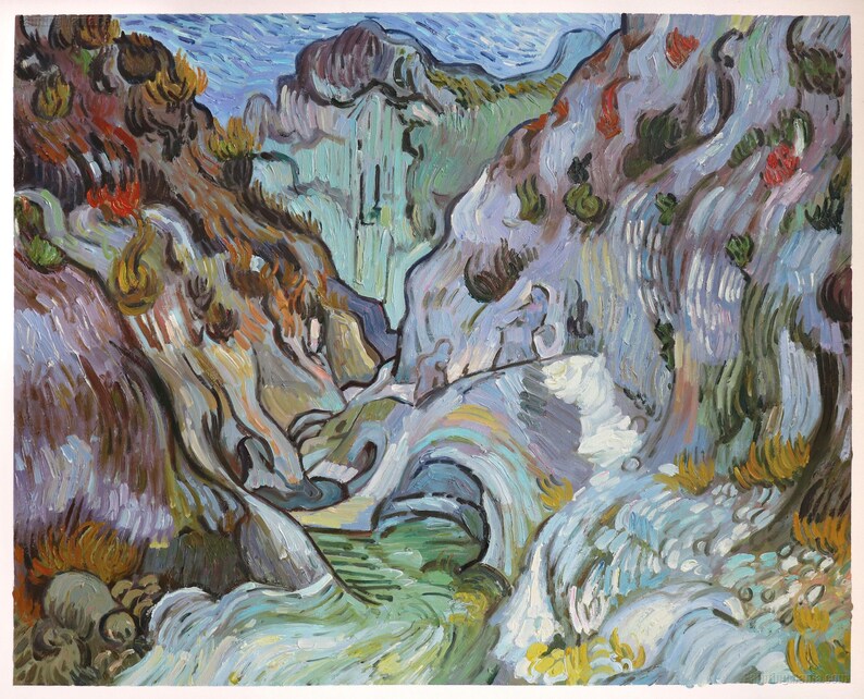 Ravine Vincent Van Gogh Hand-painted Oil Painting - Etsy
