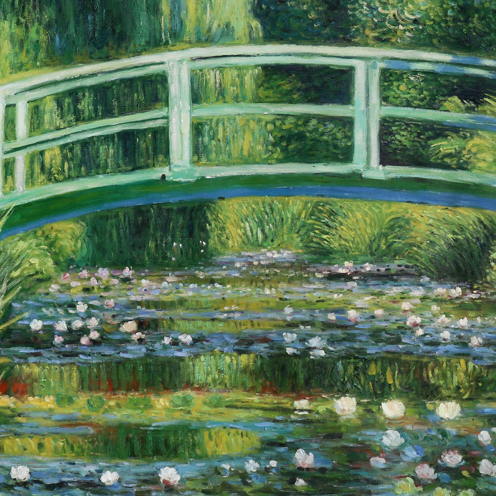 The Water-lily Pond 1899 Claude Monet Hand-painted Oil - Etsy