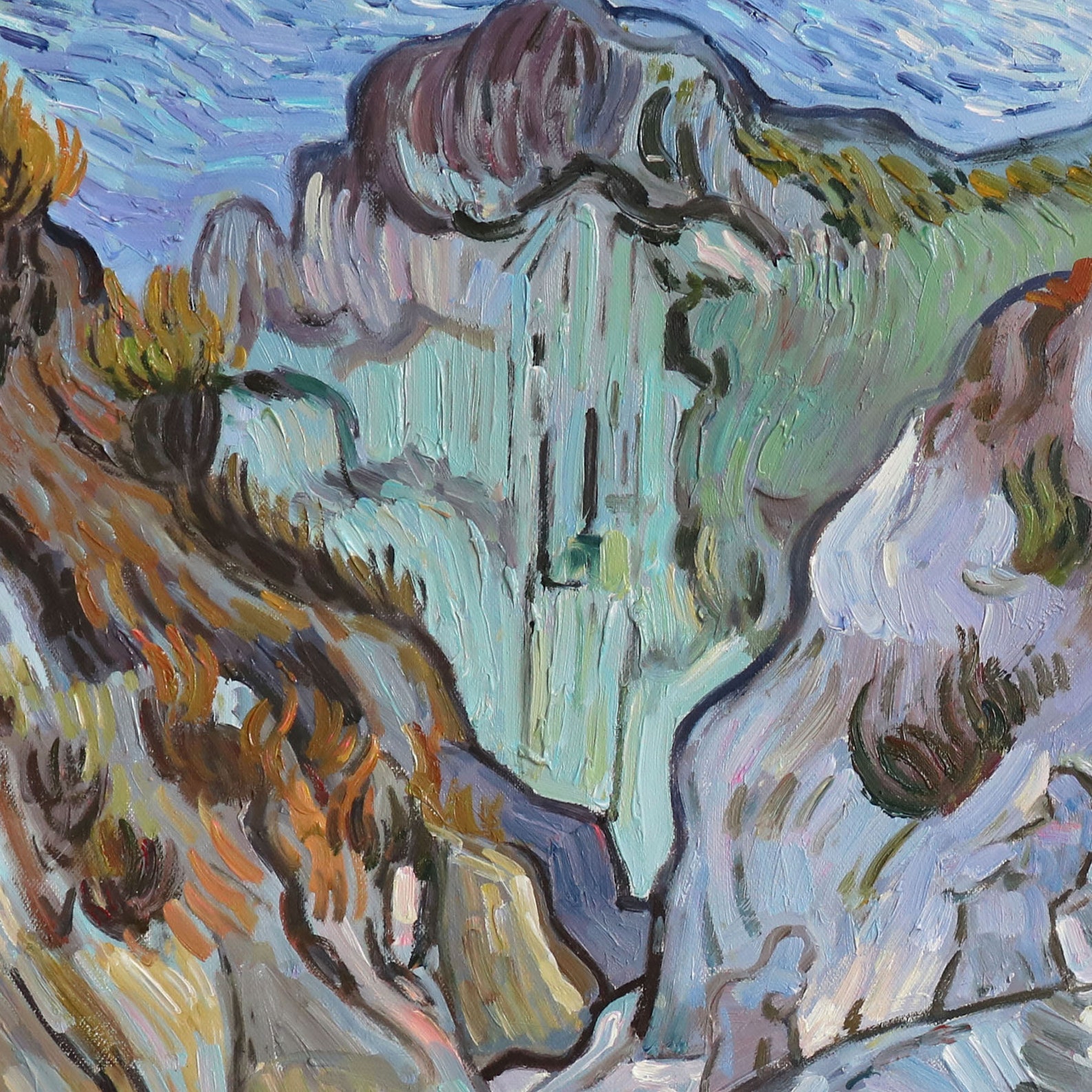 Ravine Vincent Van Gogh Hand-painted Oil Painting - Etsy