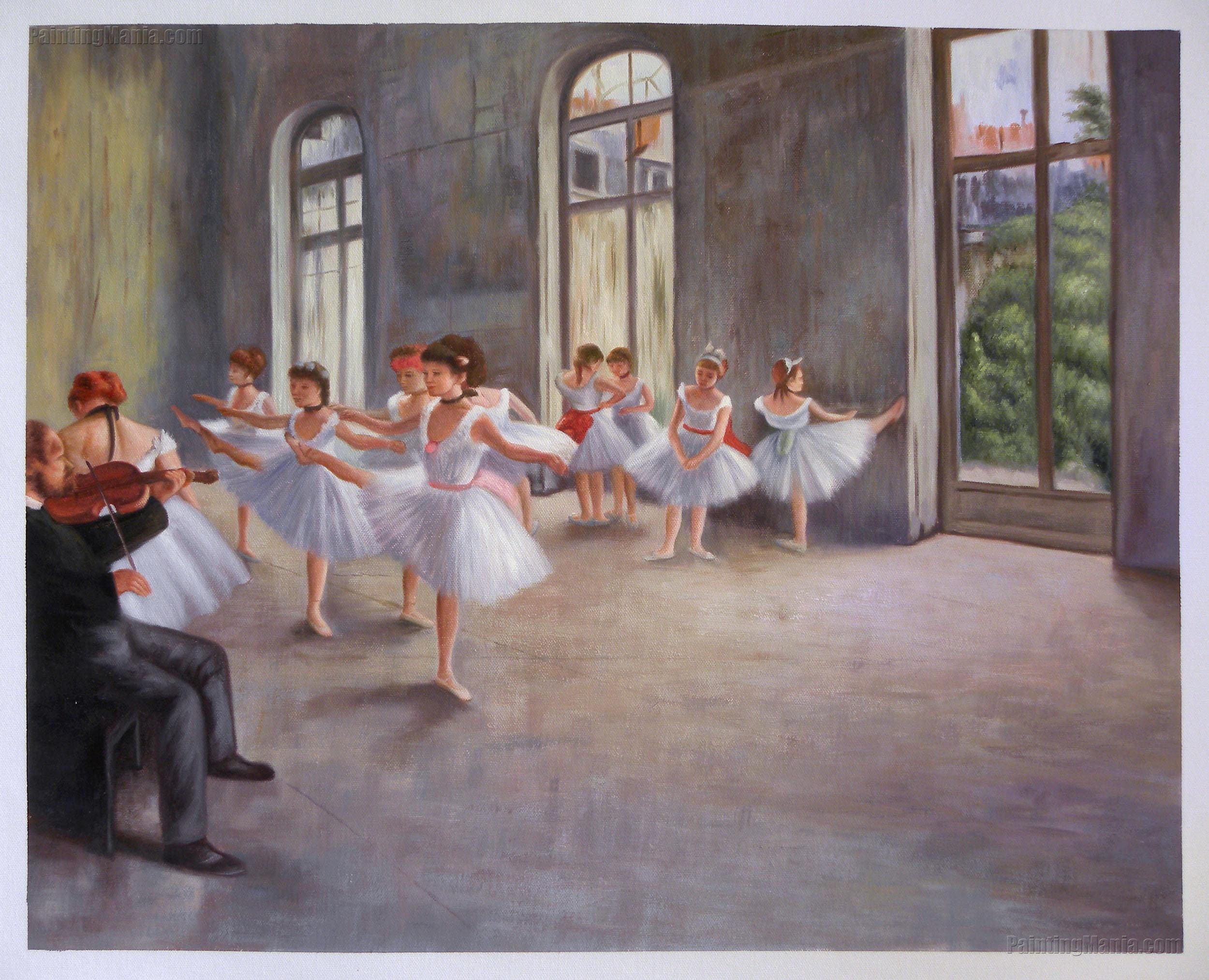 Ballet Rehearsal Edgar Degas