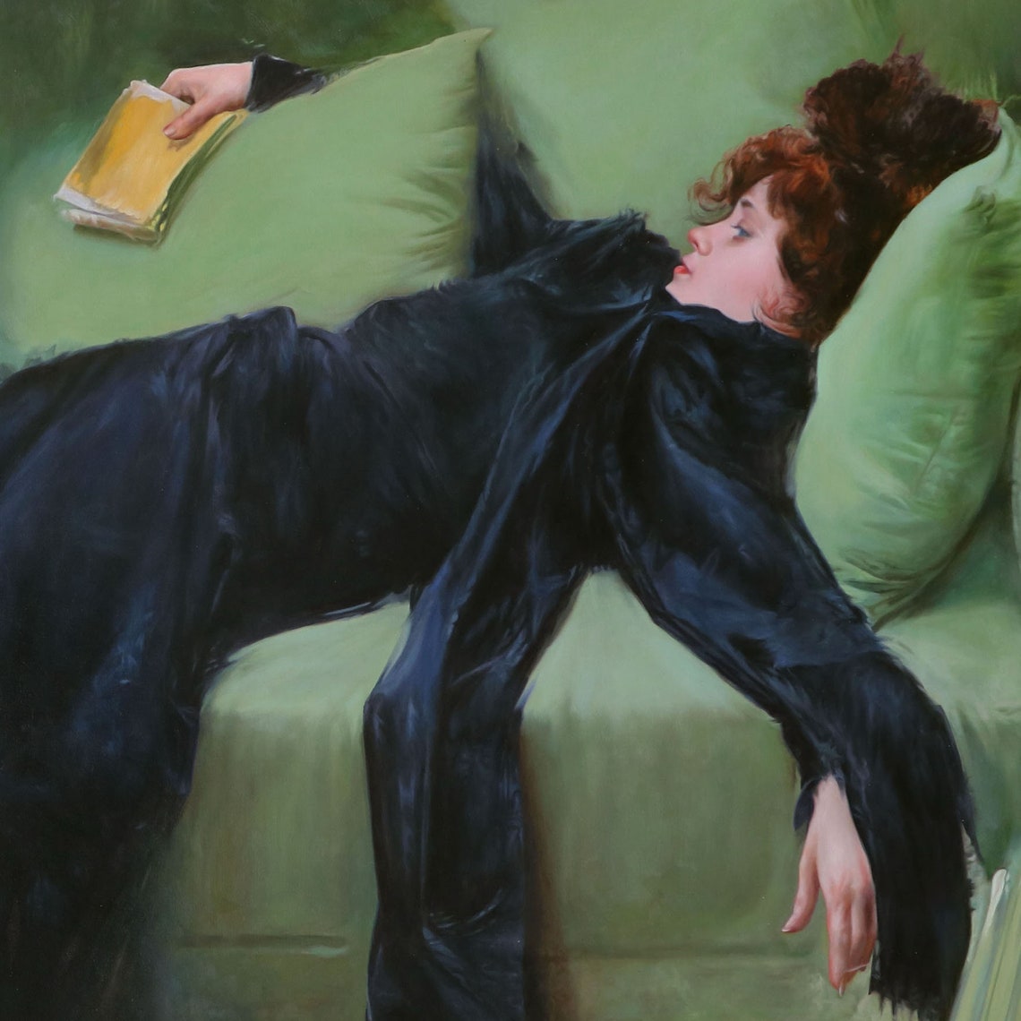 Decadent Young Woman. After the Dance Ramon Casas - Etsy