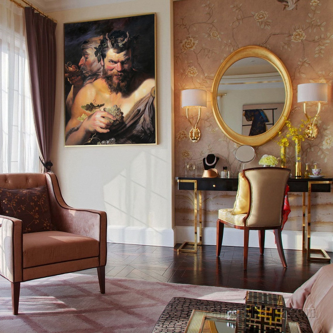 Two Satyrs Sir Peter Paul Rubens Hand-painted Oil Painting - Etsy