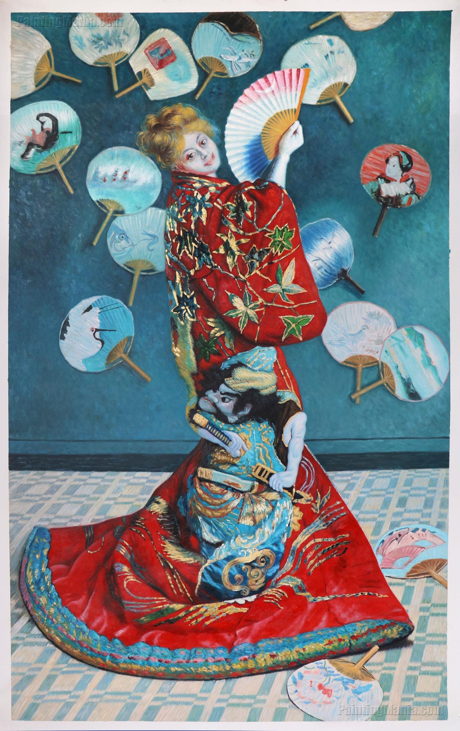 La Japonaise Camille Monet in costume giapponese Replica - Etsy Italia