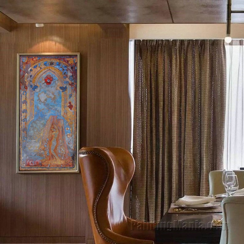 Andromeda Odilon Redon Hand-painted Oil Painting - Etsy