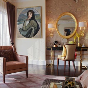 Portrait of Lady Lavery as Kathleen Ni Houlihan - Sir John Lavery Hand ...