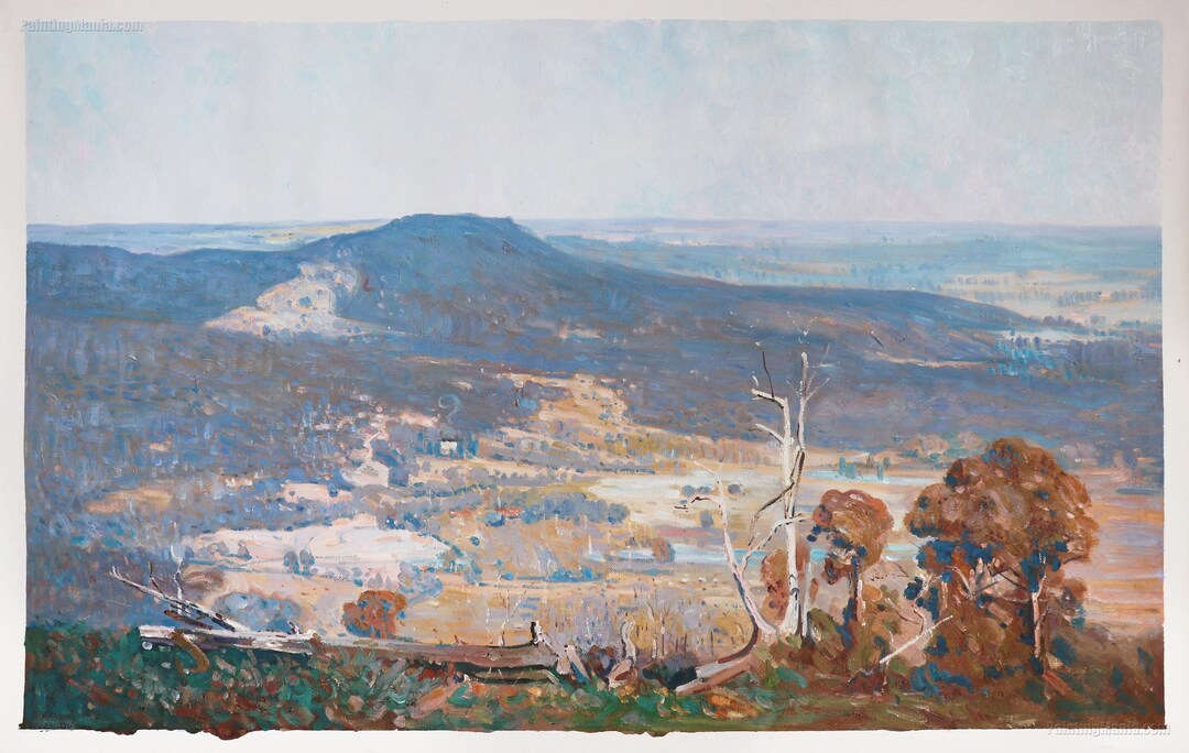 Australia Felix - Sir Arthur Streeton Hand-painted Oil Painting ...