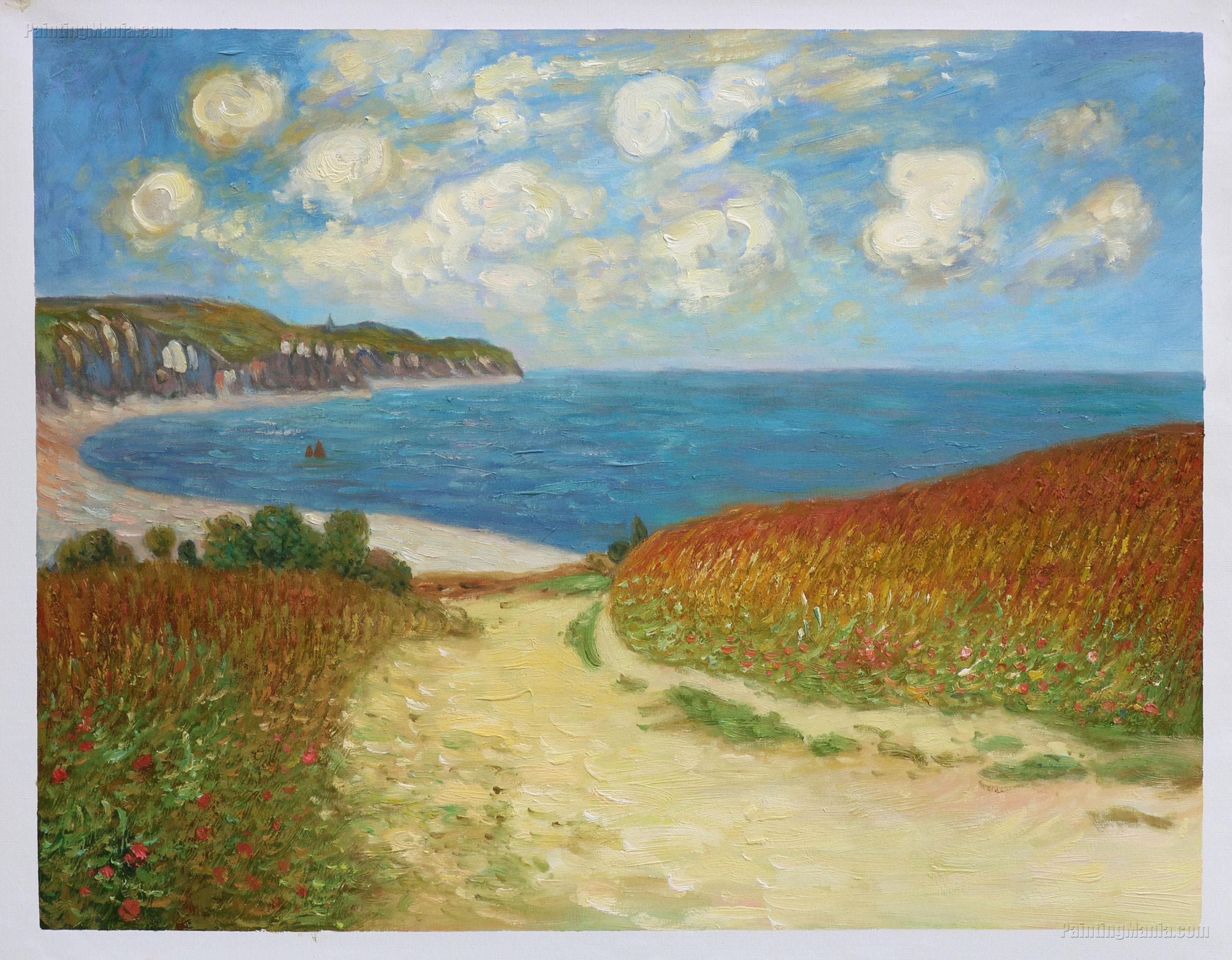 Spiaggia A Pourville Claude Monet